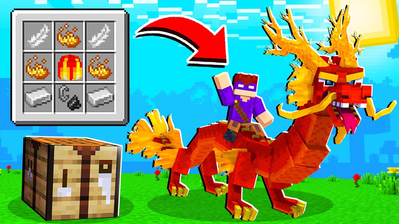 E SE EU CRAFTAR UM DRAGÃO NO MINECRAFT?! 🐉 ‹ DONAT3LO › - YouTube