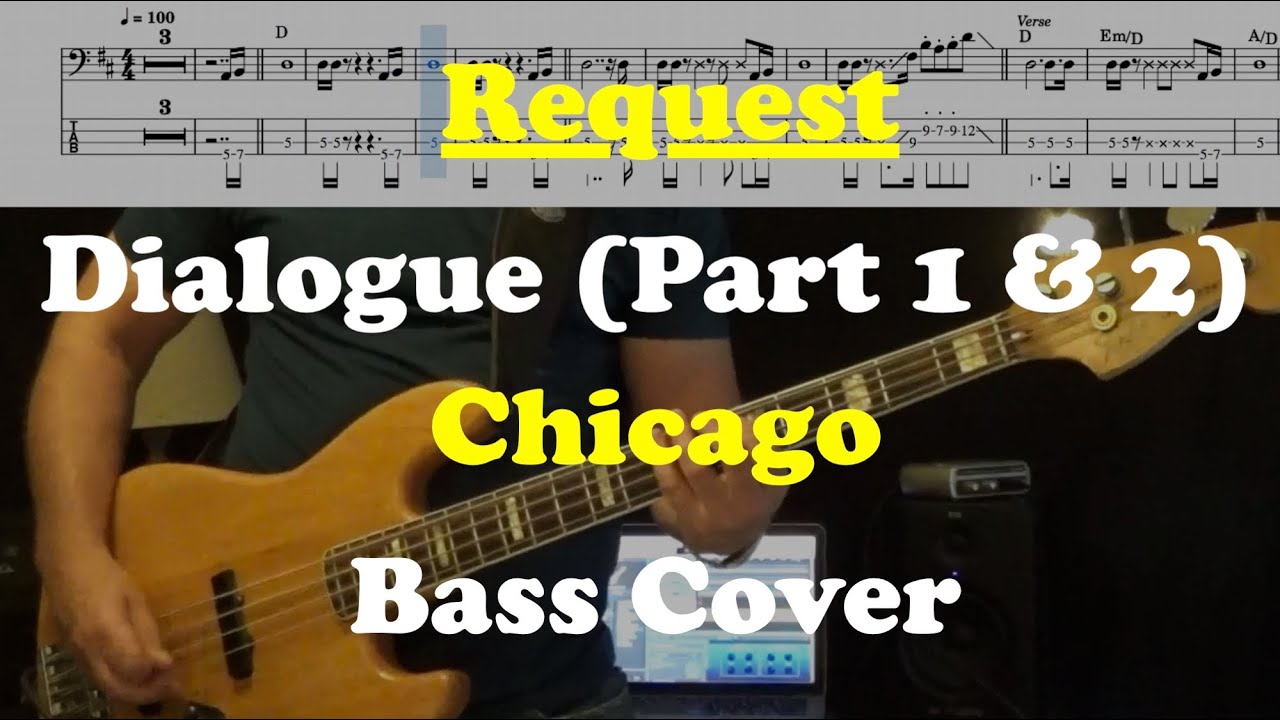 Dialogue (Part 1 & 2) - Chicago - Bass Cover - Request - YouTube