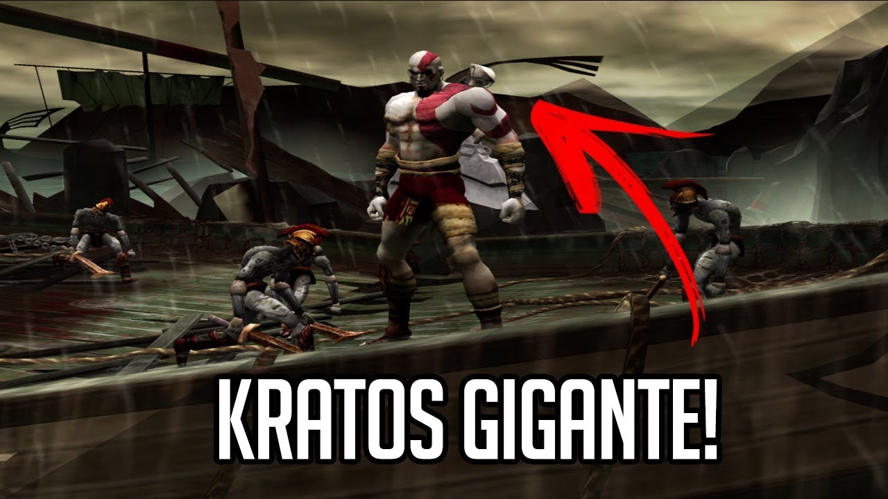 MOD/HACK QUE DEIXA O KRATOS GIGANTE NO GOD OF WAR 1!!! - YouTube