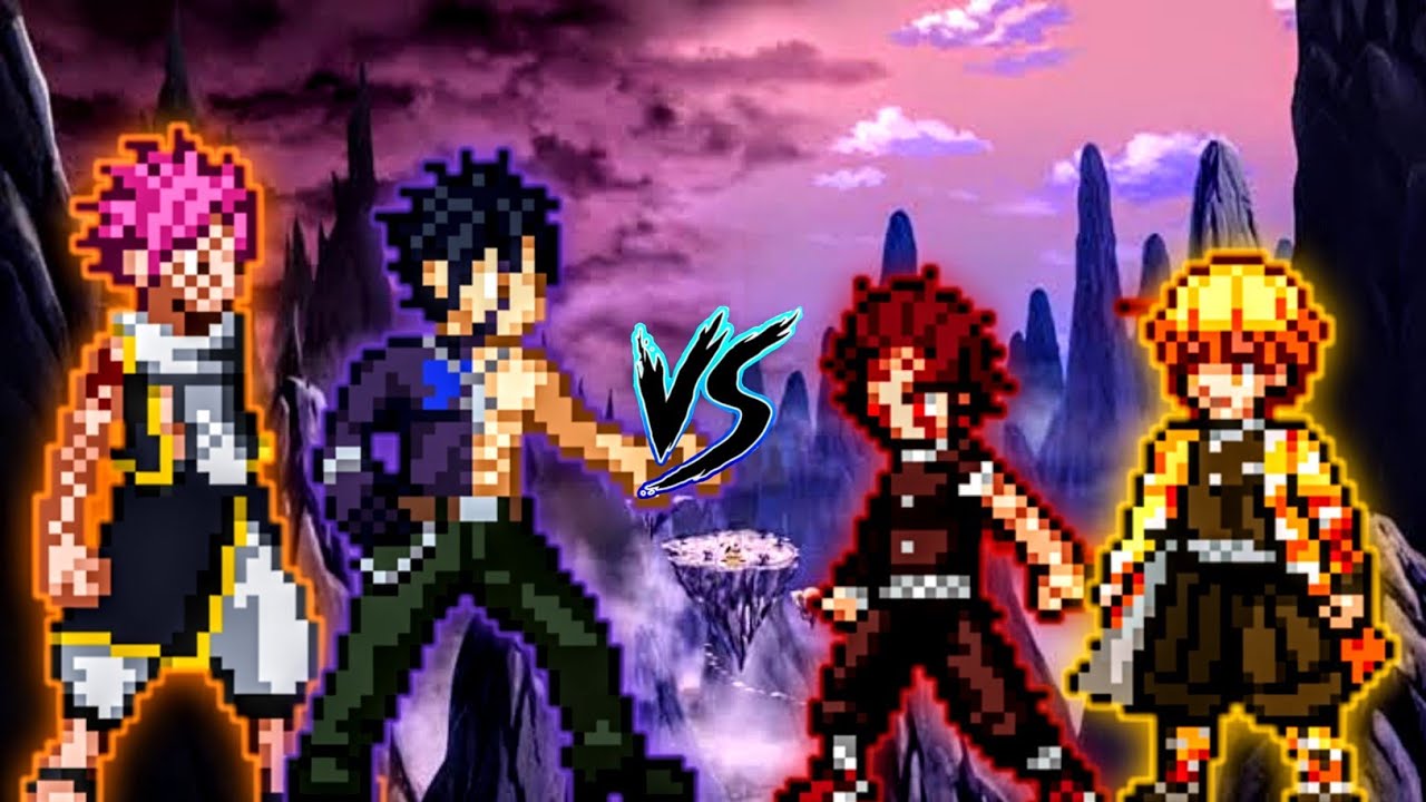 Gray OP (New) & Natsu OP (all form) VS Tanjiro OP (Zeed) & Zenitsu ...