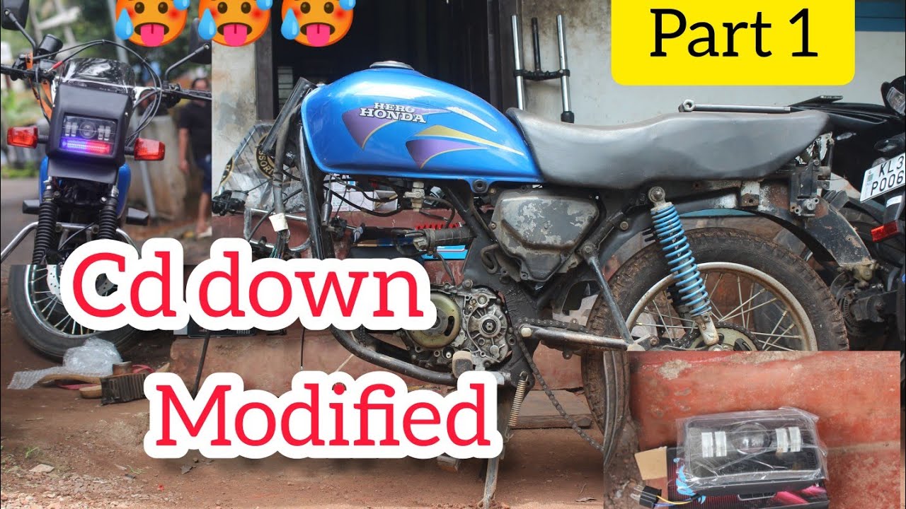 hero honda cd dawn modified 💥💥 | part 1| cd dawn modified | - YouTube