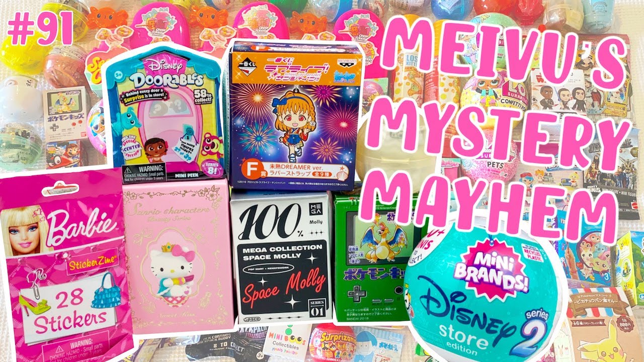 Let's Open 8 Blind Boxes! POP MART SANRIO, DISNEY MINI BRANDS, ANIME ...