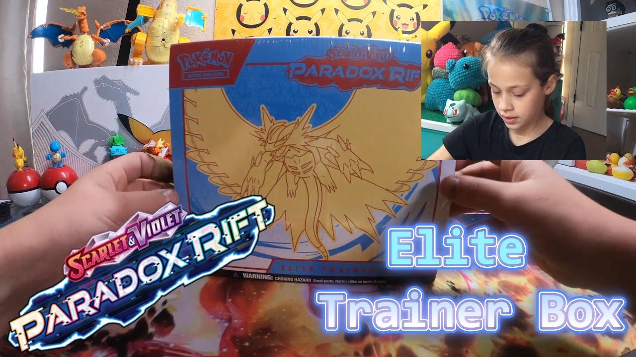 Opening a Pokemon Paradox Rift Elite Trainer Box ETB - YouTube