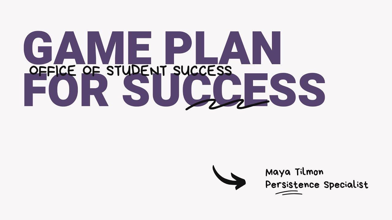 Workshop: Game Plan for Success - YouTube