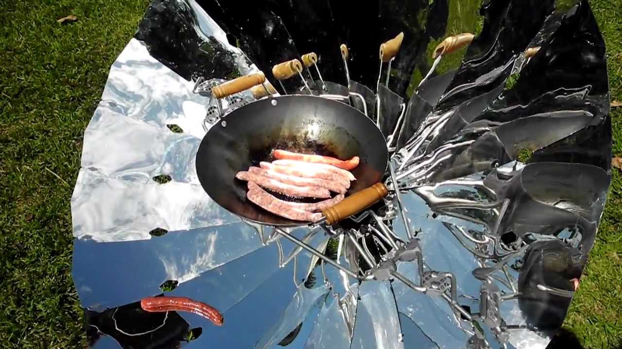 SOLANEA Barbecue solaire cook up inox - YouTube