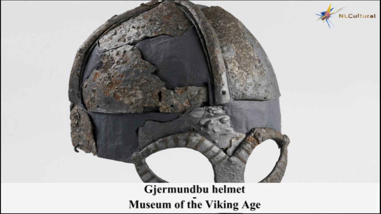 Gjermundbu helmet at The Museum of the Viking Age - YouTube