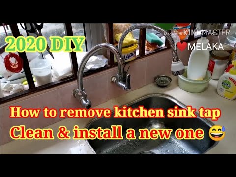 How to change kitchen tap and install a new one |2020 DIY| #kitchentap ...