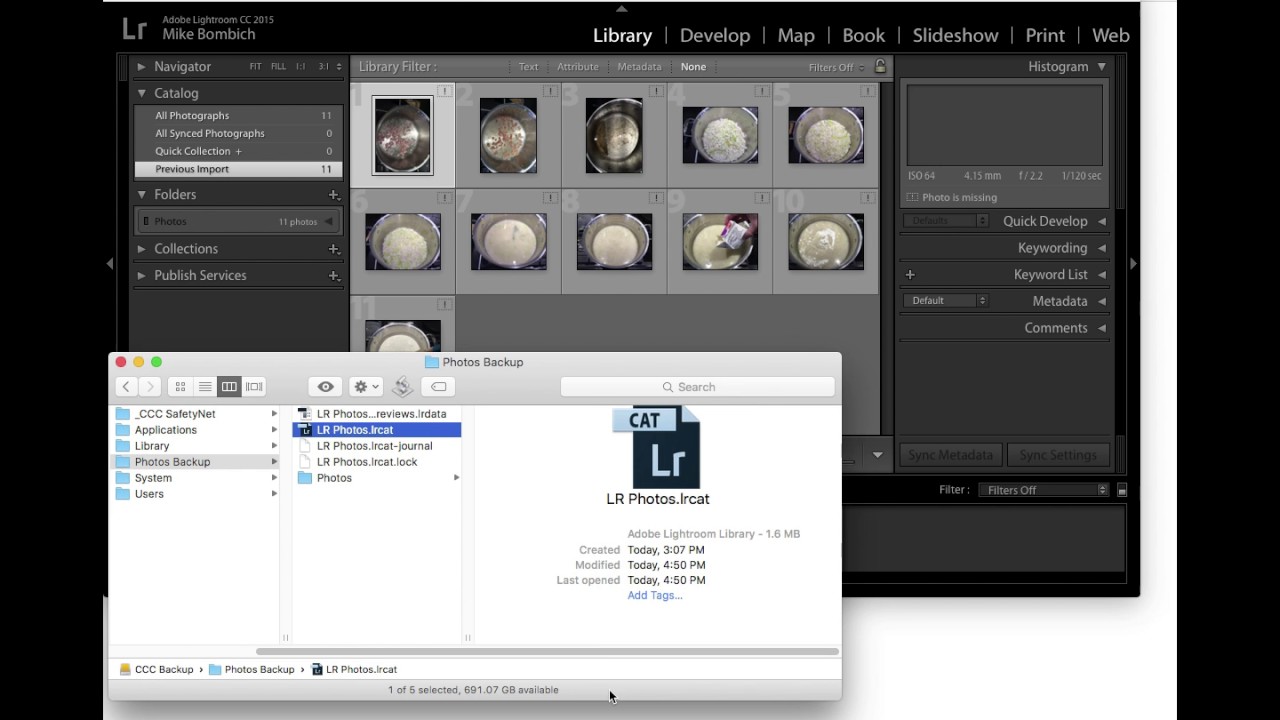 Working with Lightroom backups - YouTube