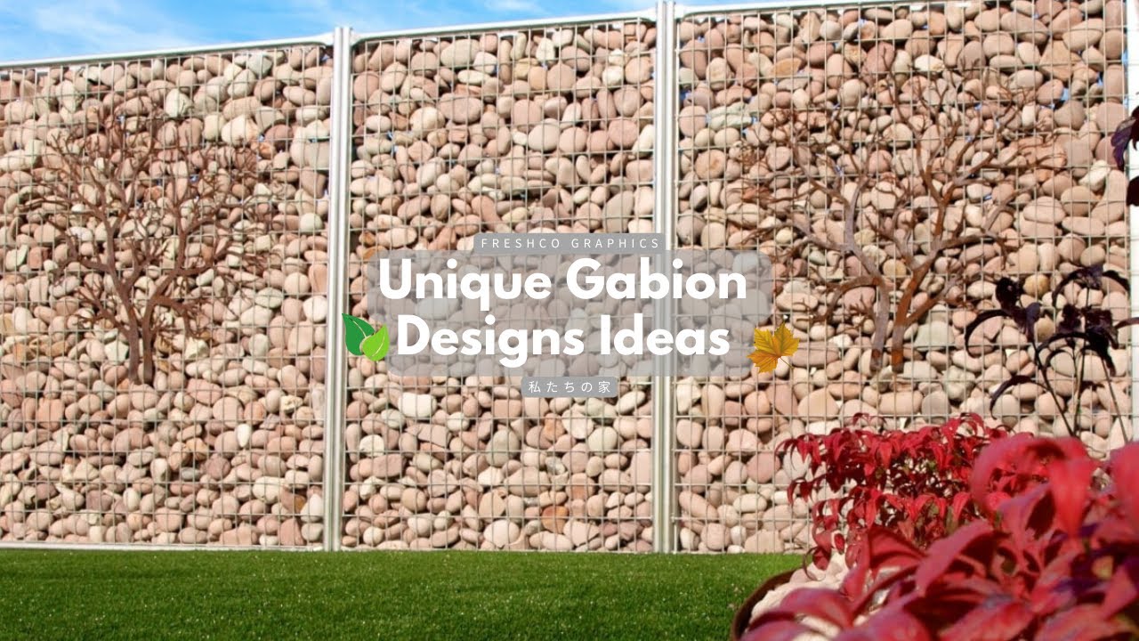 Unique Gabion Designs Ideas to Add Texture and Depth to Your Yard - YouTube