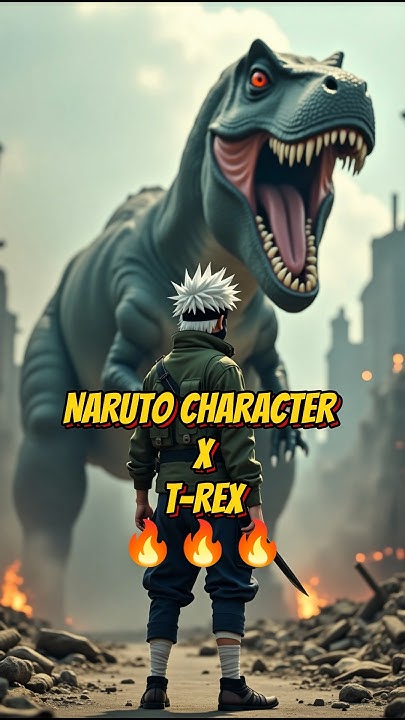 NARUTO X T-REX 🔥🔥 #fusion #aihybrid #naruto #trex - YouTube