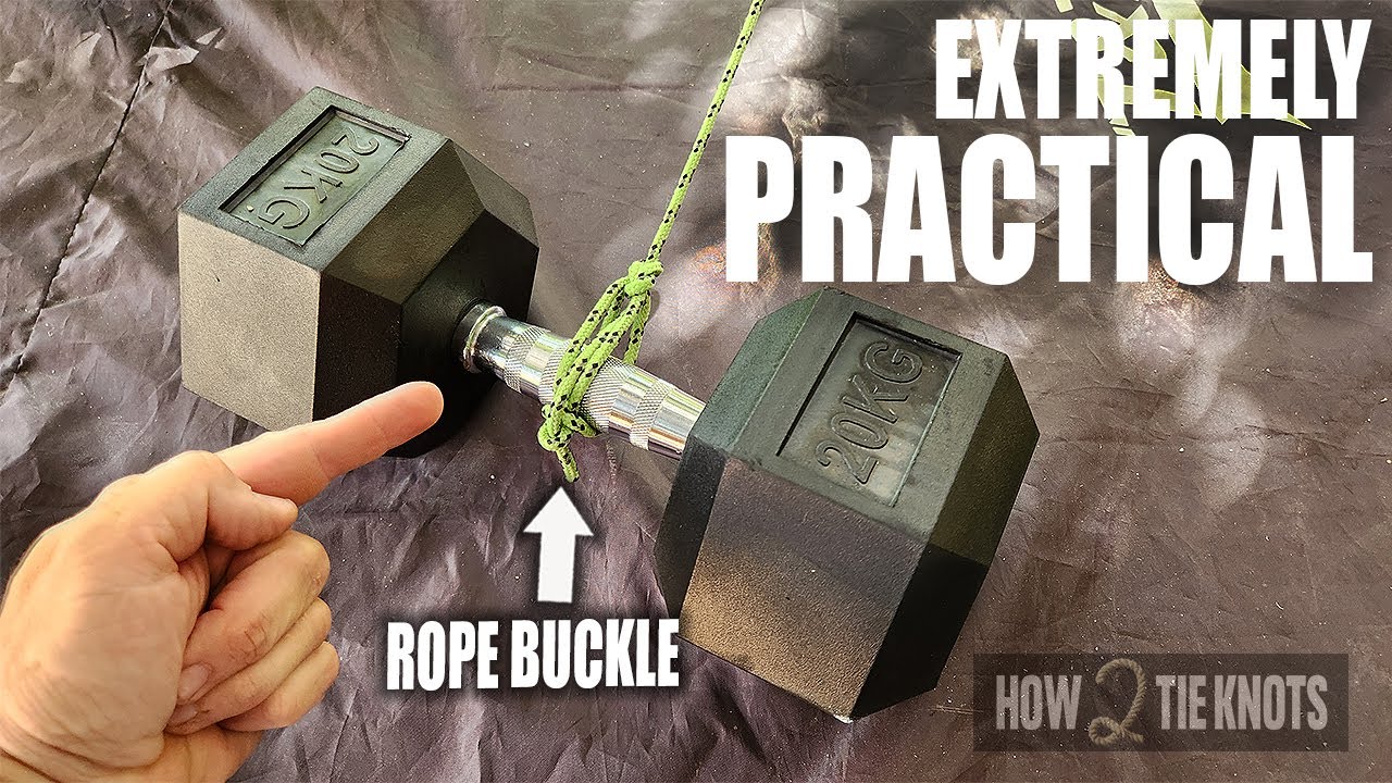 A ROPE BUCKLE KNOT that is extremely practical! - YouTube