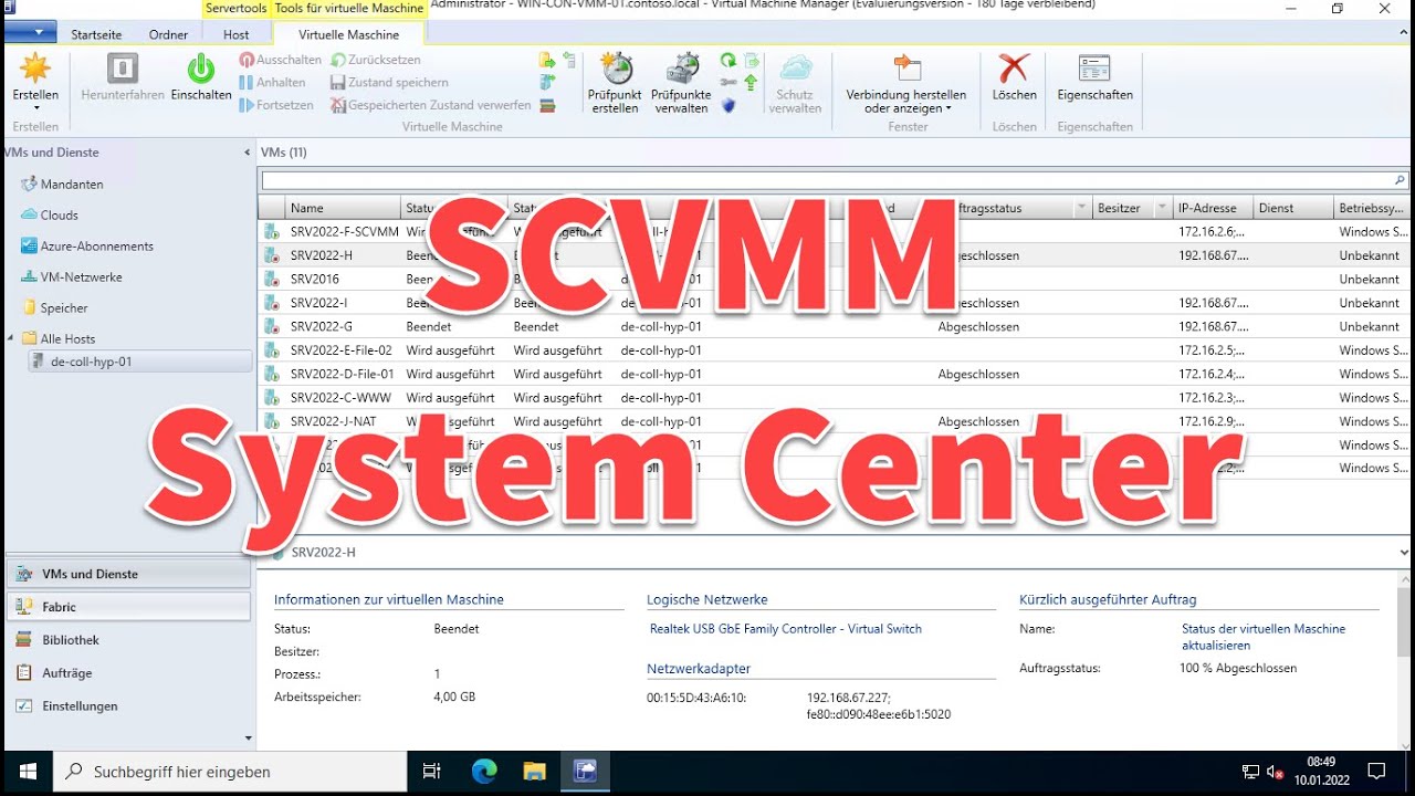 DAS Experiment - Hyper-V & SCVMM 2019 - YouTube