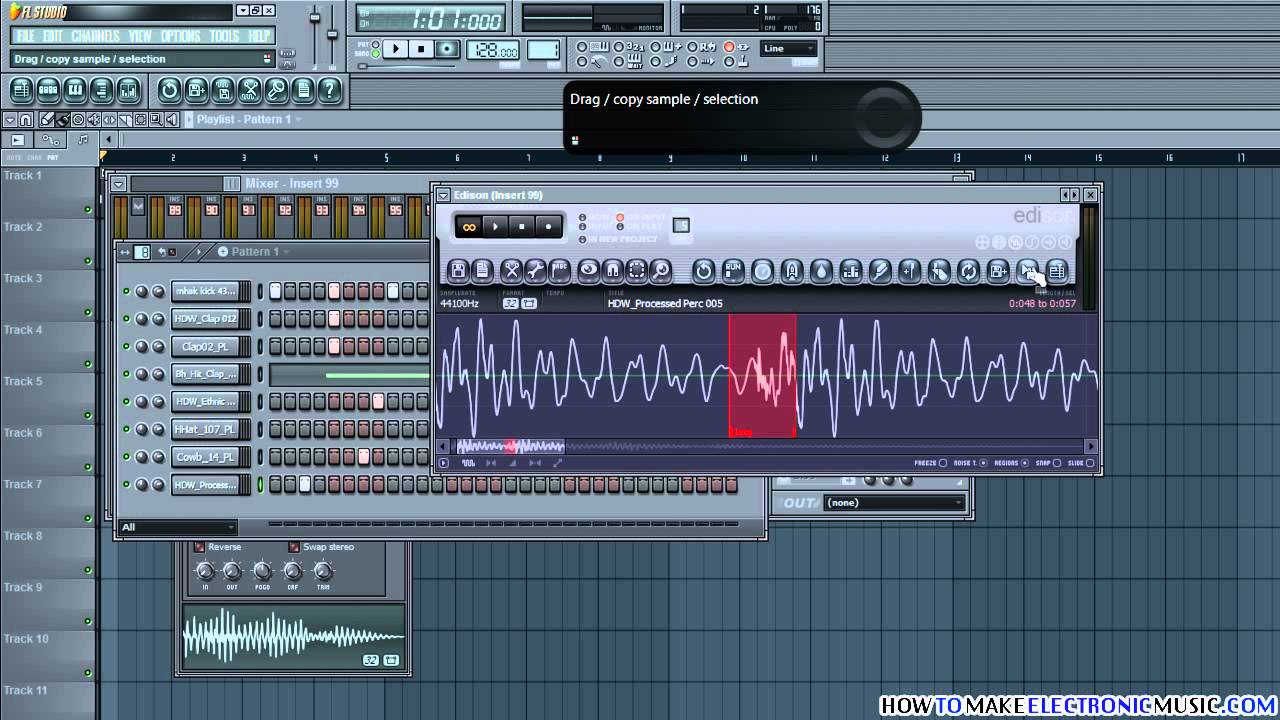 Walkthrough To An EDM Drum Loop - YouTube