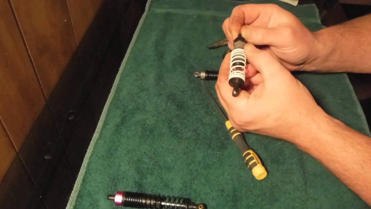 How To Take Apart RC Shocks 101 - YouTube