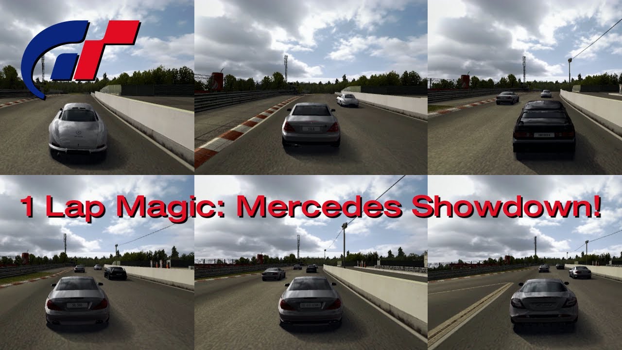 Gran Turismo 4 - Driving Mission 34 - 1 Lap Magic: Mercedes Showdown! (Multi-angle view) - YouTube