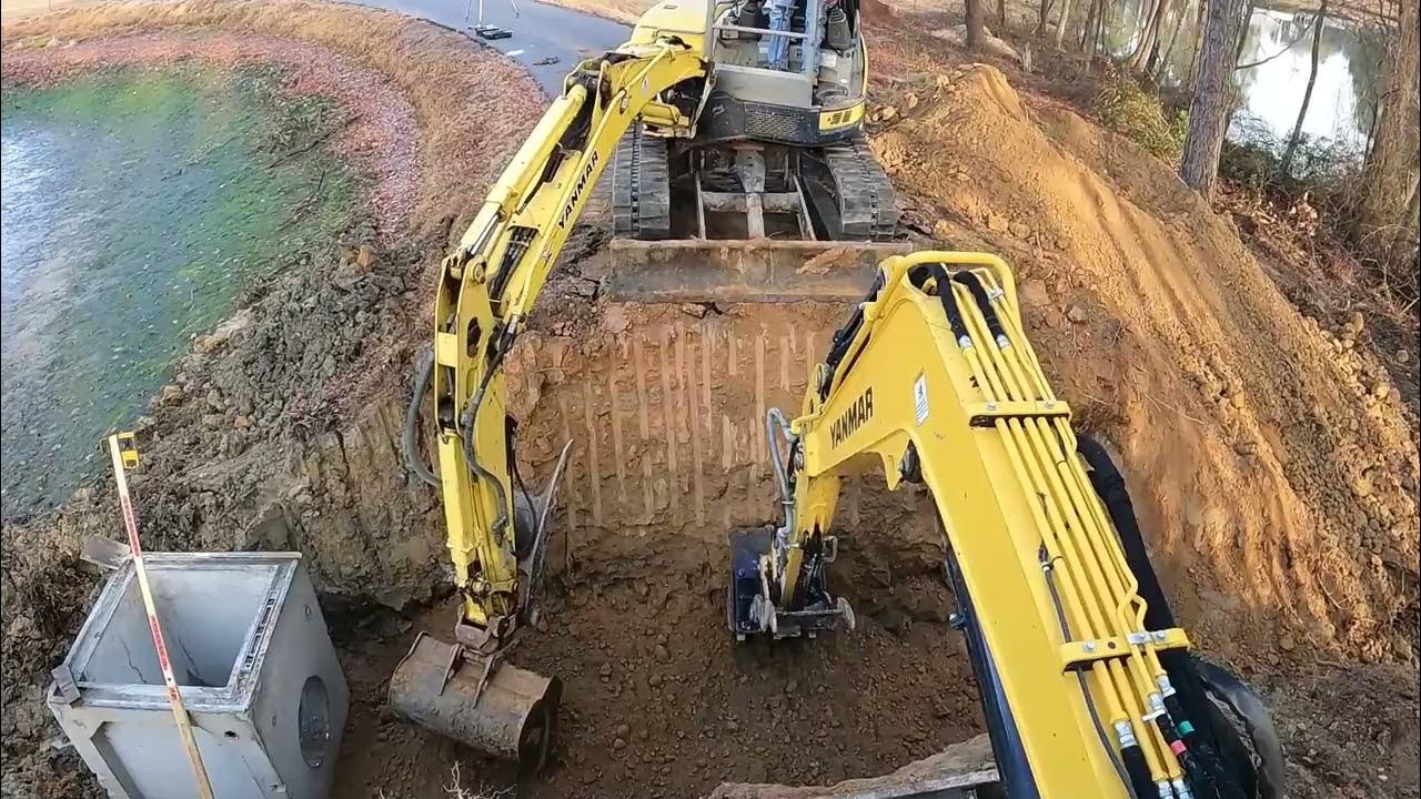 Installing The New Overflow Structure - YouTube