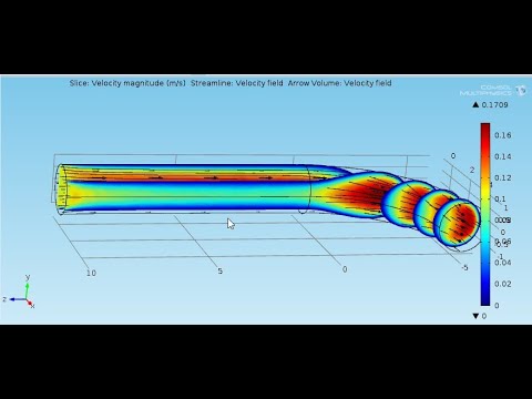 Fluid flow through a bend pipe:07 - YouTube