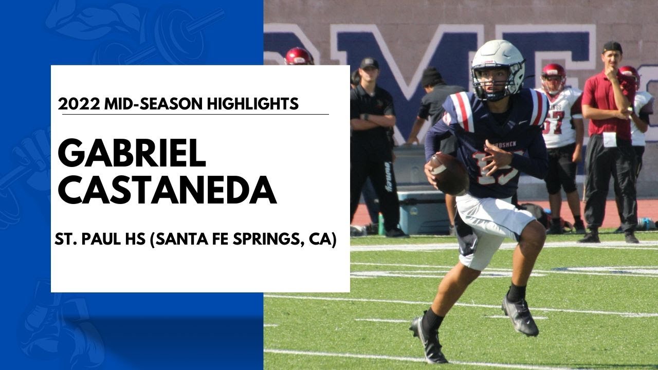 Gabriel Castaneda | QB | 2022 Mid-Season Football Highlights - YouTube