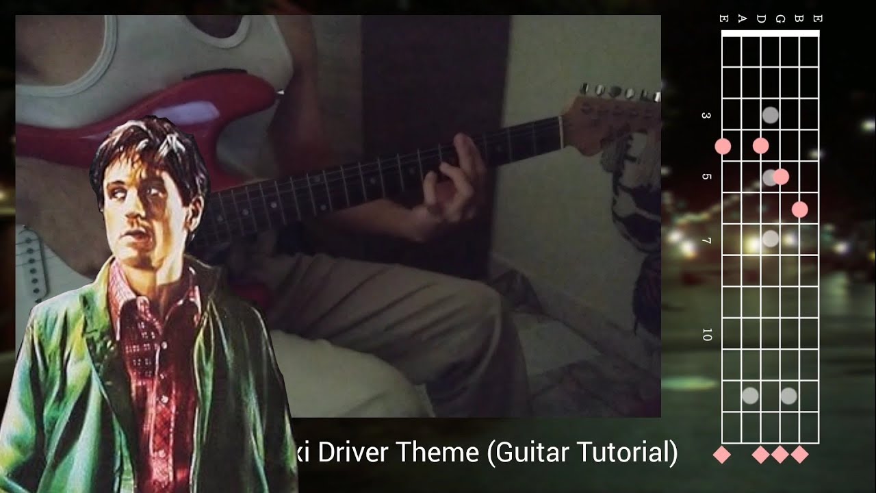 Bernard Herrmann - Taxi Driver Theme (Guitar Tutorial) - YouTube