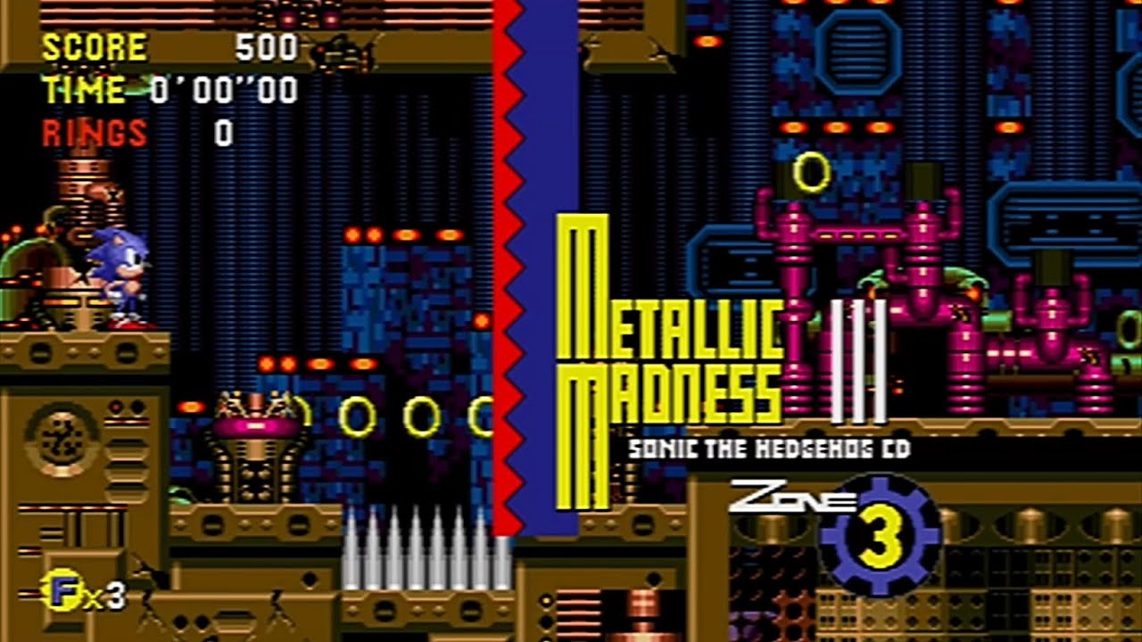 Sonic CD - Metallic Madness 3 Speedrun - 1:09.93 seconds (Former World ...