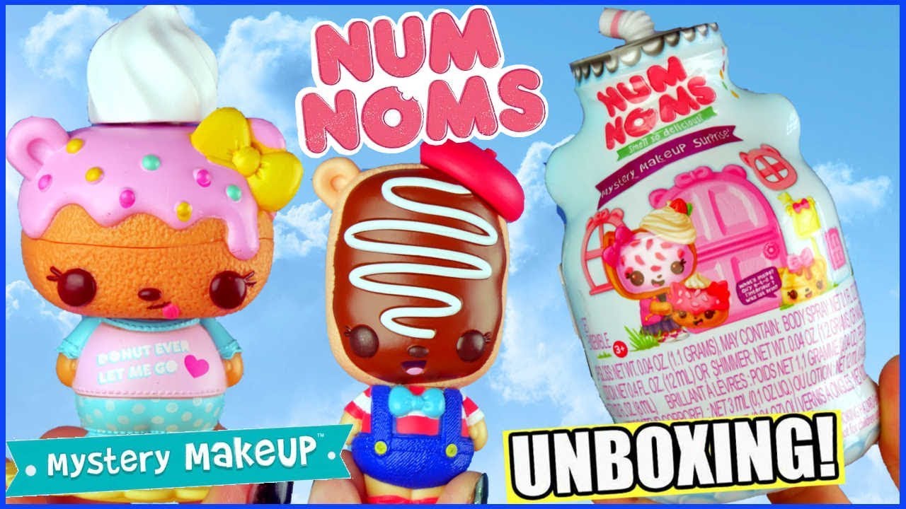 Num Noms 🍩 Mystery MakeUp Surprise 🍶💅 Nowość Num Noms 💄💋 #SylwiaTestuje ...