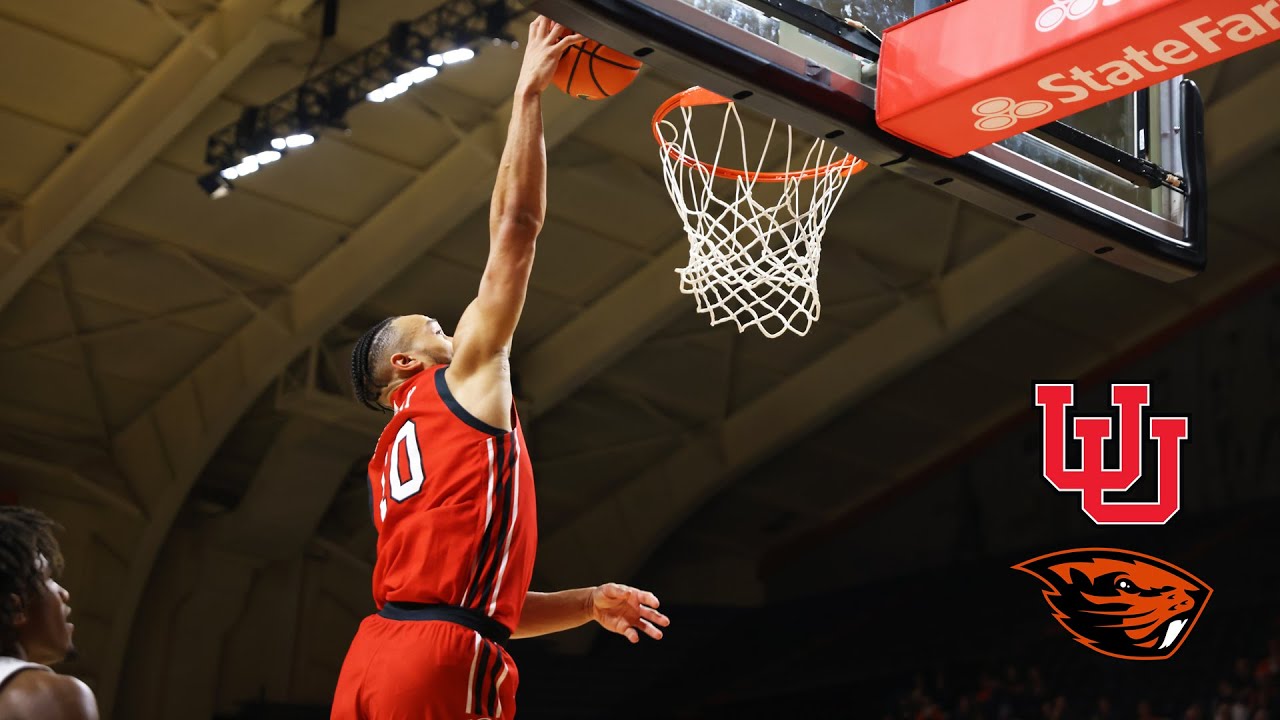 Utah Basketball Downs Oregon State 63-44 | HIGHLIGHTS - YouTube