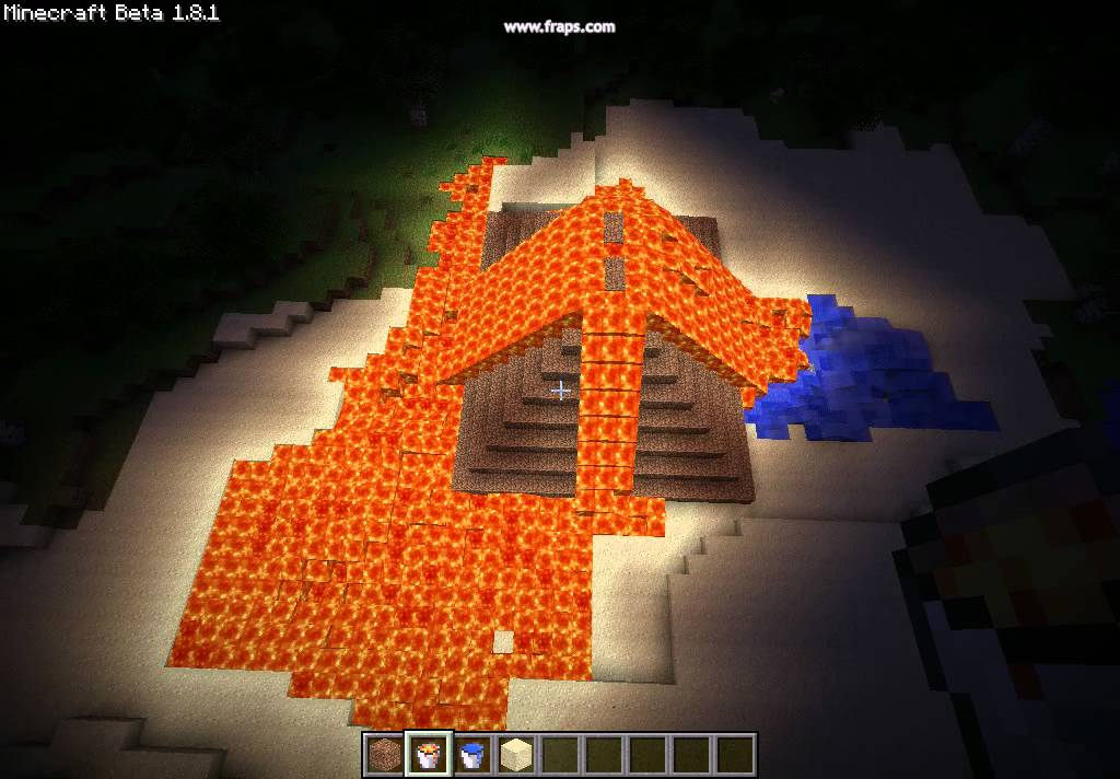 Wulkan minecraft - YouTube