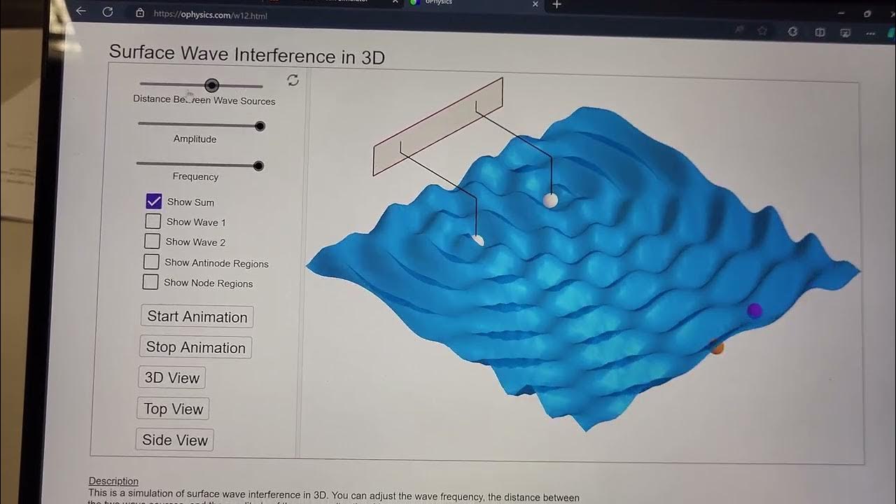 I Found a Neat Surface Wave Simulator (Browser-Based) - YouTube