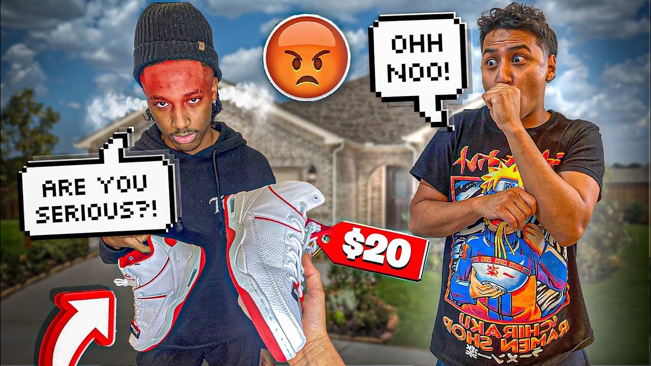 SURPRISING RELL With Fake JORDANS For His BIRTHDAY - YouTube