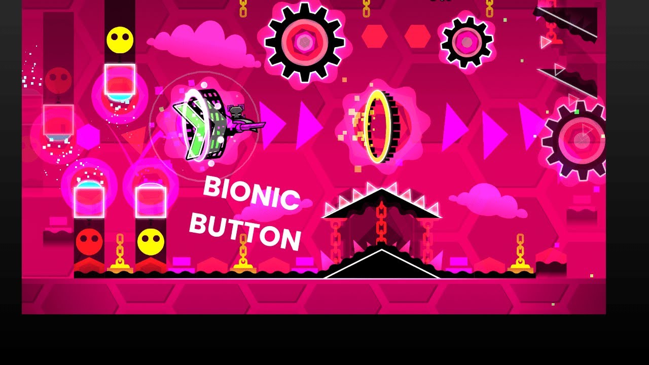 Bionic Button l Weekly Demon l Geometry Dash - YouTube