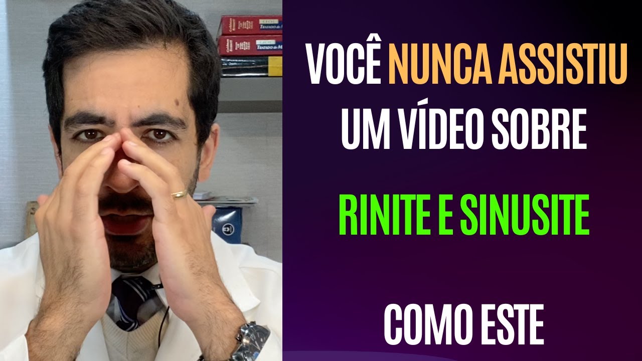 Diferença entre RINITE E SINUSITE: Saiba como evitar estes sintomas ...