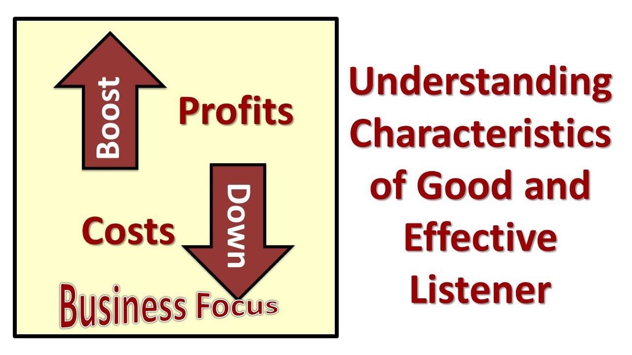 Understanding Characteristics of Good and Effective Listener - YouTube