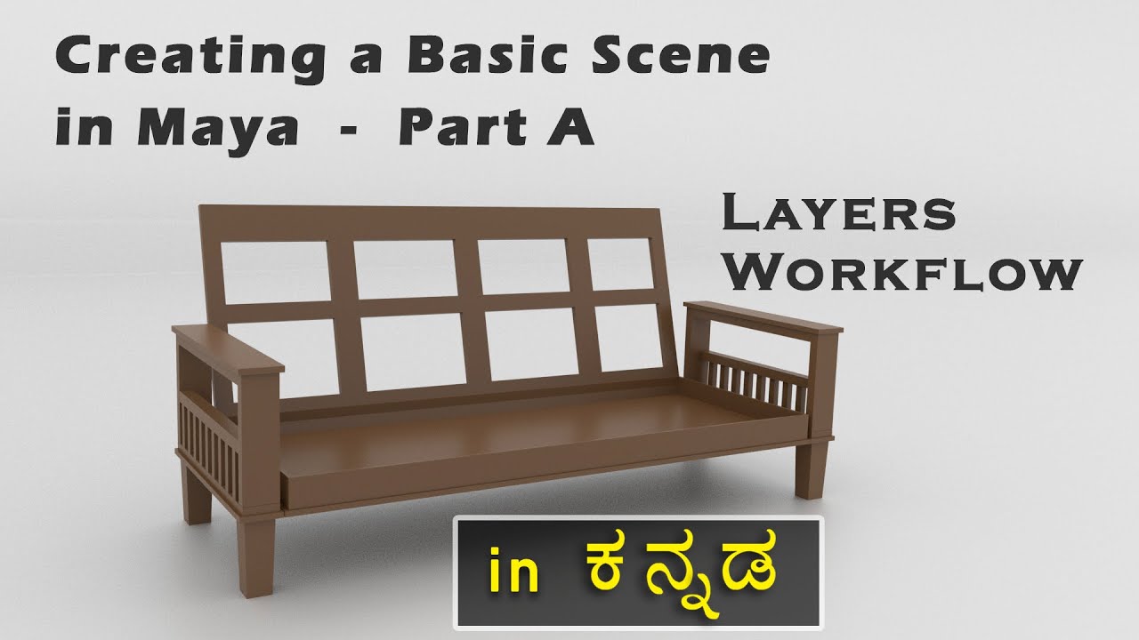 Creating a Basic Scene in Maya Part 1 - YouTube
