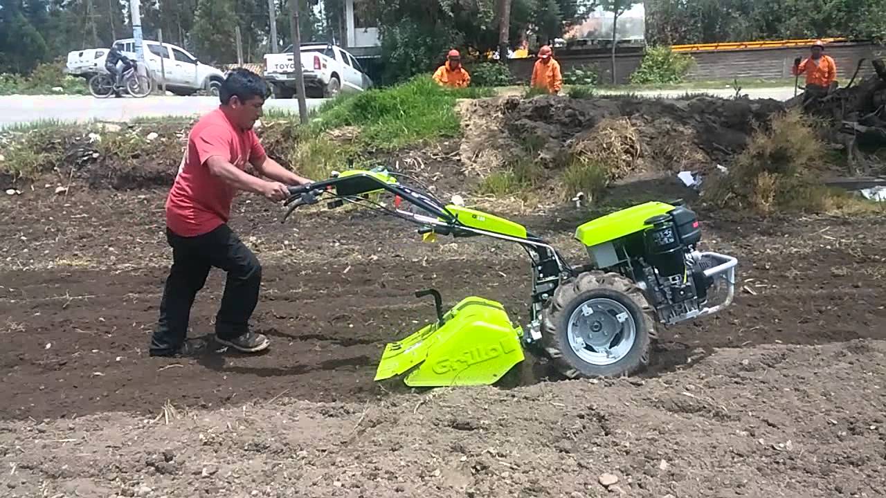 Motocultor GRILLO-G110 RENDIMIENTO OPTIMO A 3200 msnm - YouTube