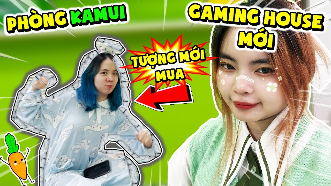 KAMUI KHÁM PHÁ CĂN PHÒNG MỘT MÀU XANH LÁ TRONG GAMING HOUSE MỚI CỦA HERO TEAM - YouTube
