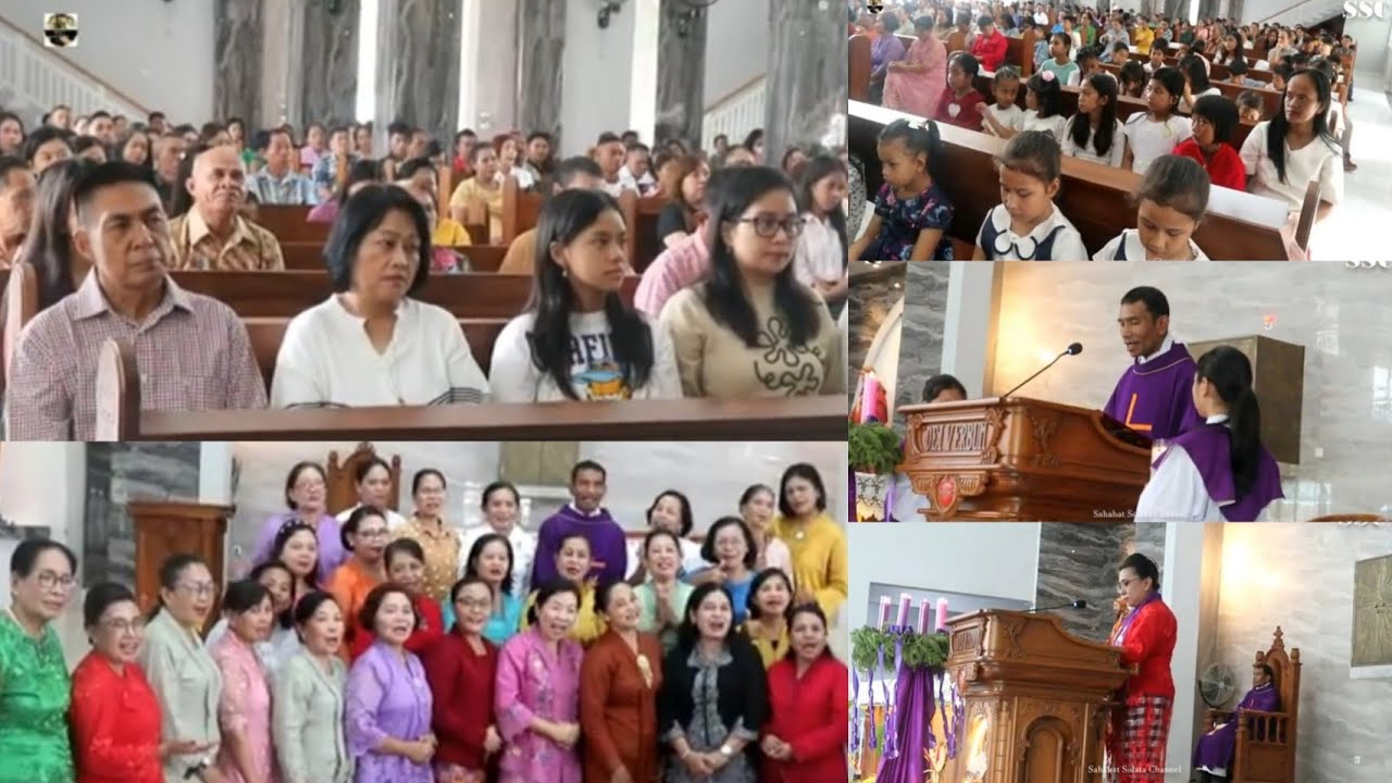 Misa Minggu Adven ke 4 dan Peringatan Hari ibu || Gereja Katolik Anduonohu Kendari - YouTube