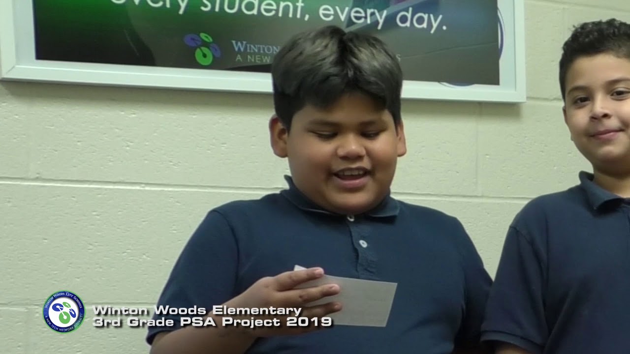 Winton Woods Elementary Third Grade Natural Disaster PSA Projects 2019 ...
