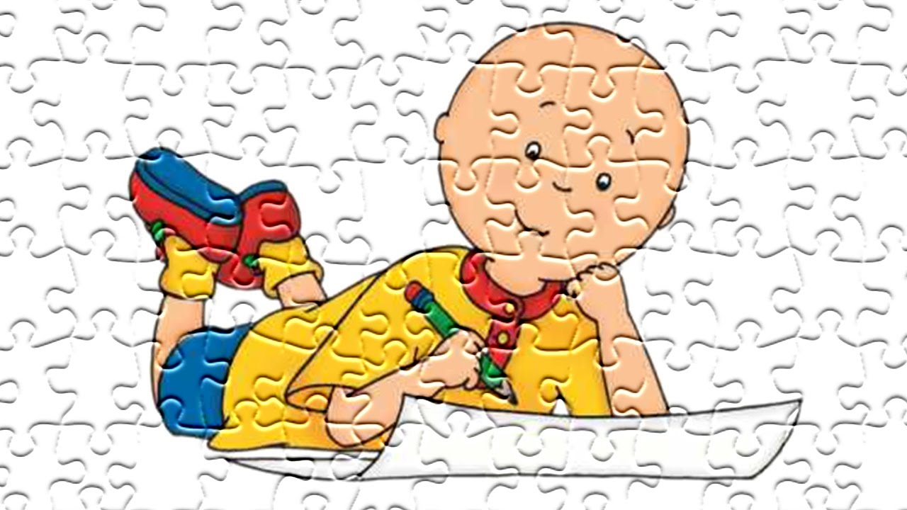 Caillou Puzzle Games For Kids - YouTube