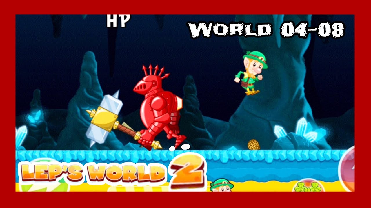 Lep's World 02 - World 04 Nível 08 Gameplay Episódio Com O Chefe 4K ...