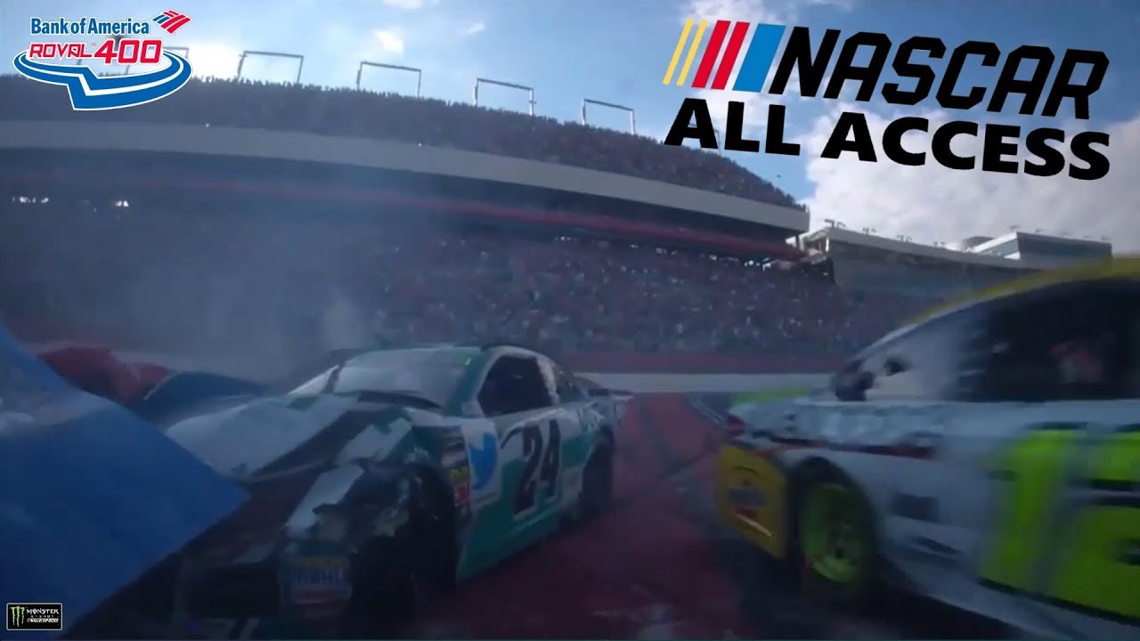 All Access: 2018 NASCAR Roval Onboard Crashes - YouTube