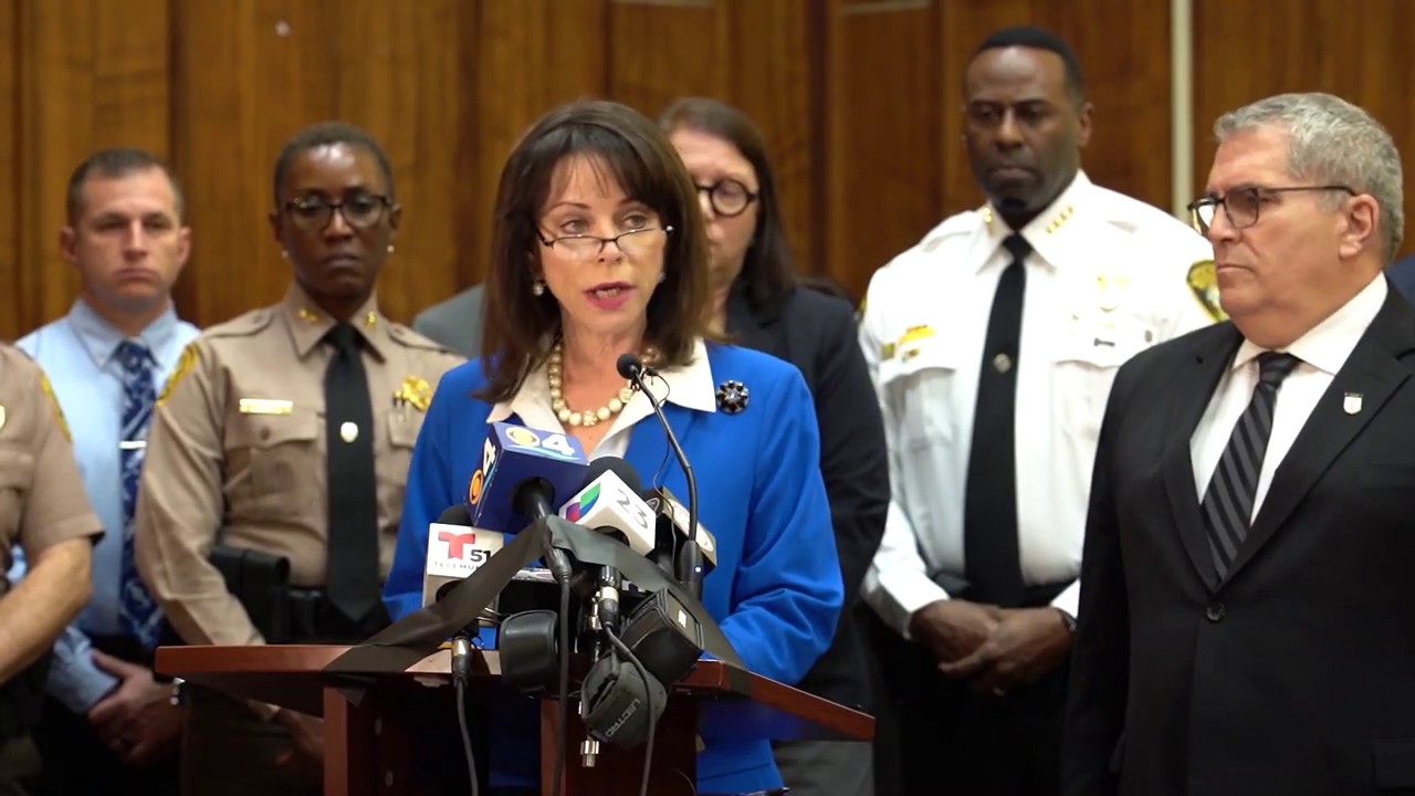 State Attorney Katherine Fernandez Rundle COVID 19 Press Conference ...