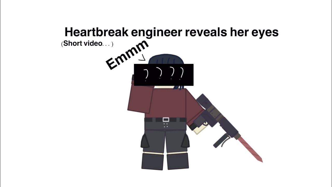 Heartbreak engineer reveals her eyes (Roblox Tower Defense Simulator ...