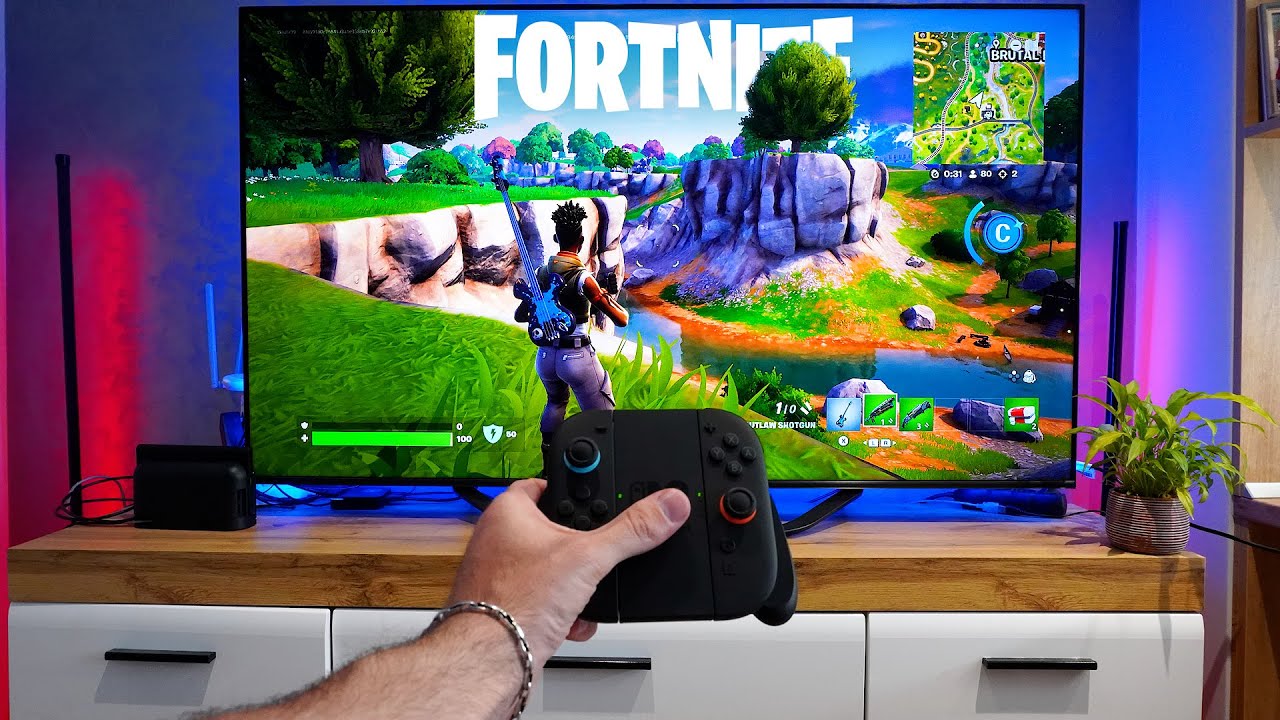 FORTNITE LOOKS AMAZING On the Nintendo Switch 2 | POV Gameplay Docked ...