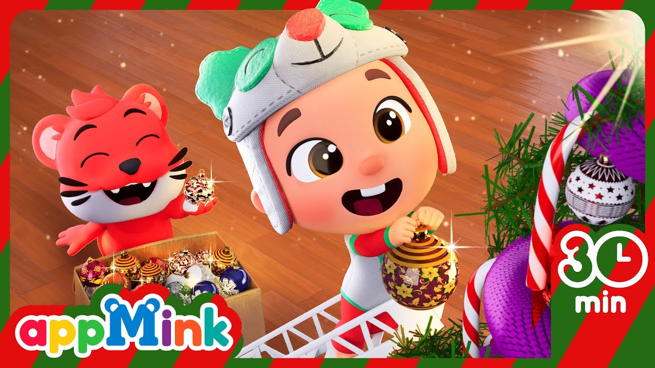 🎄 "Deck the Halls with appMink! 🎅🎁 #appmink #nurseryrhymes #kidssong # ...