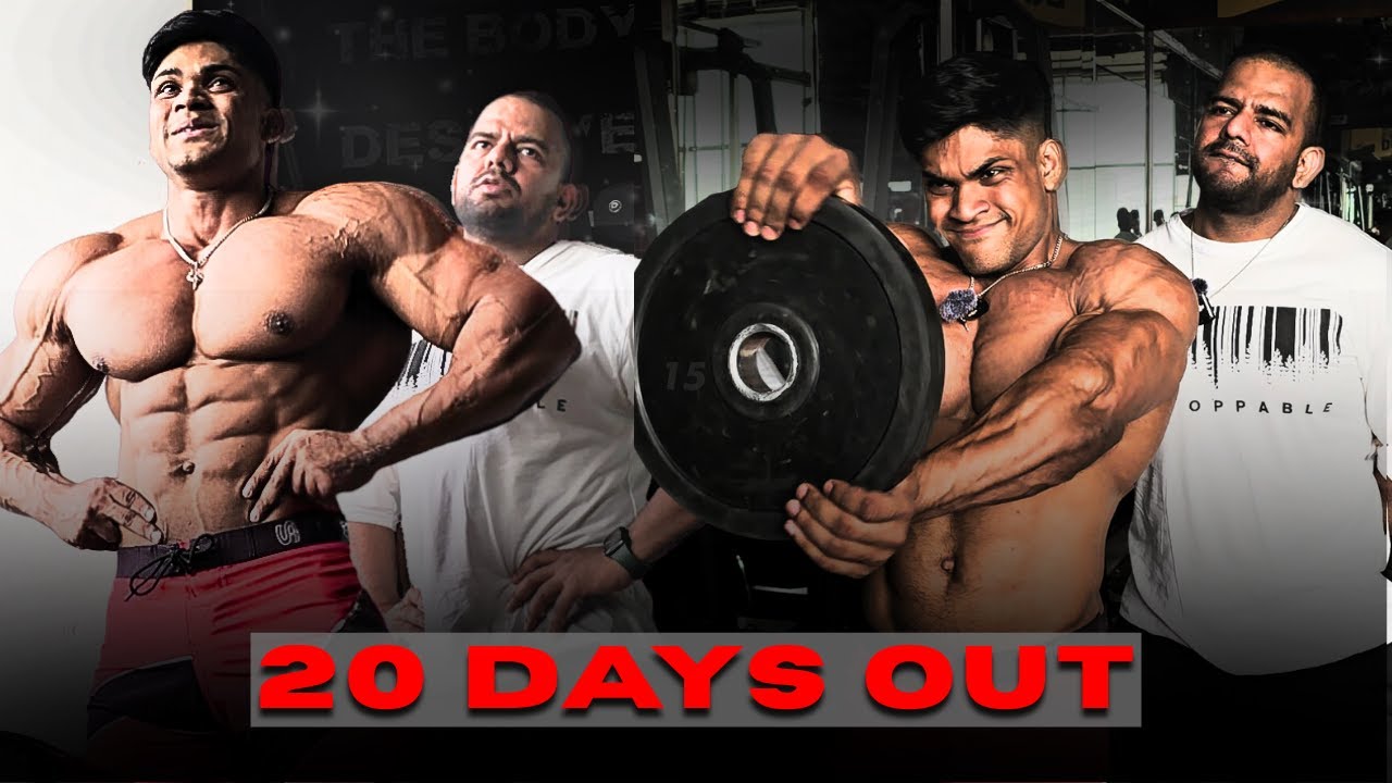 20 DAYS OUT || BHARAT PRO SHOW || AMATEUR OLYMPIA || TEAM UNSTOPPABLE ...