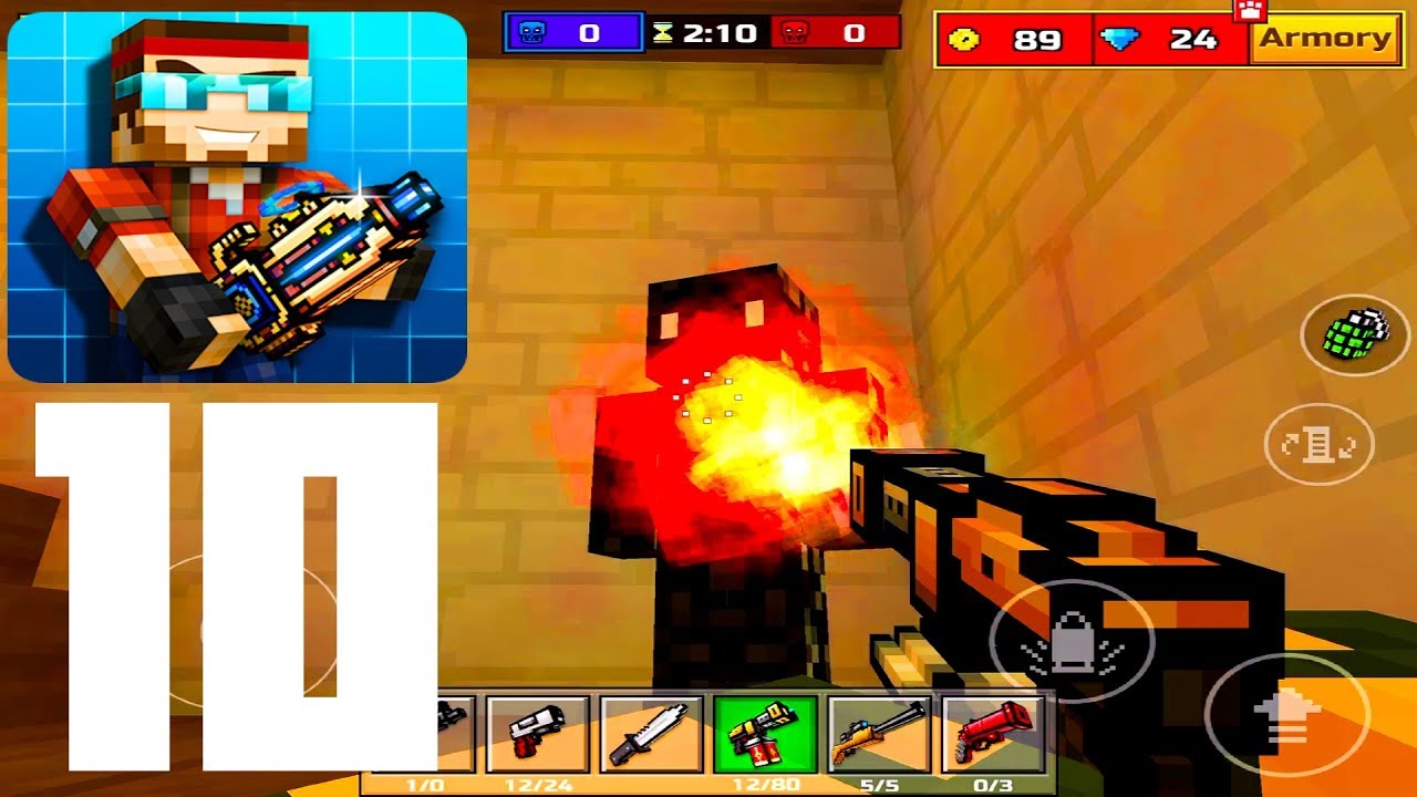 Pixel Gun Gameplay 3D Watch Minigame IOS Android Epic - YouTube