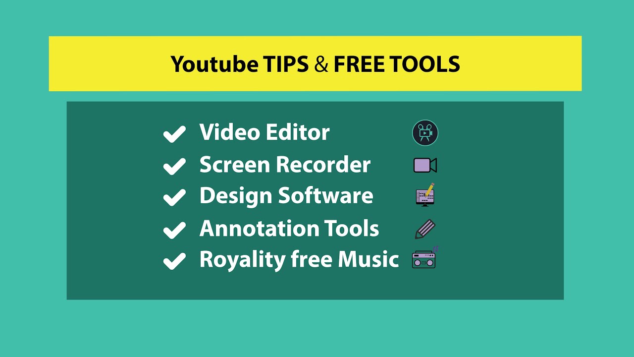 youtube tips and free tools | 2020 - YouTube