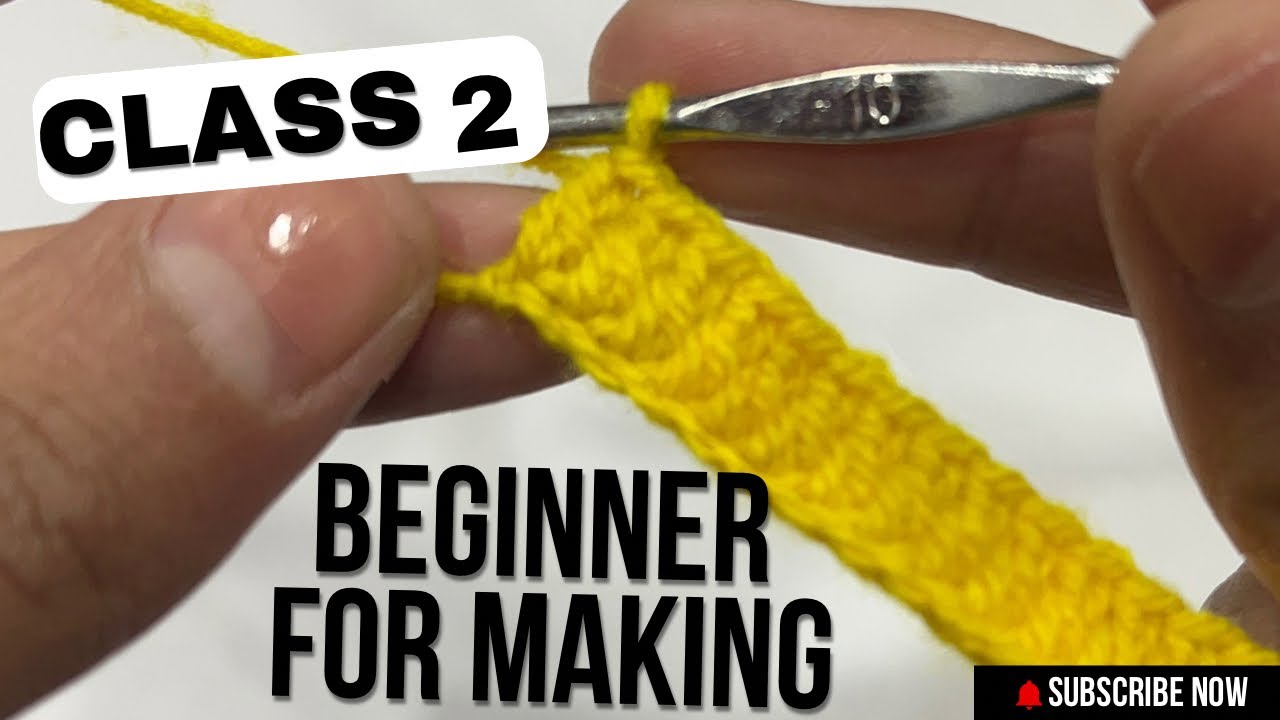Crochet small piece design class 2 / beginner for making 2024 - YouTube