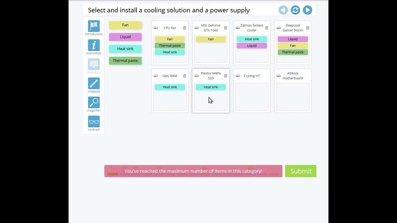 Advanced Hardware: Lab 4-1 Select and Install a Cooling Solution and a ...