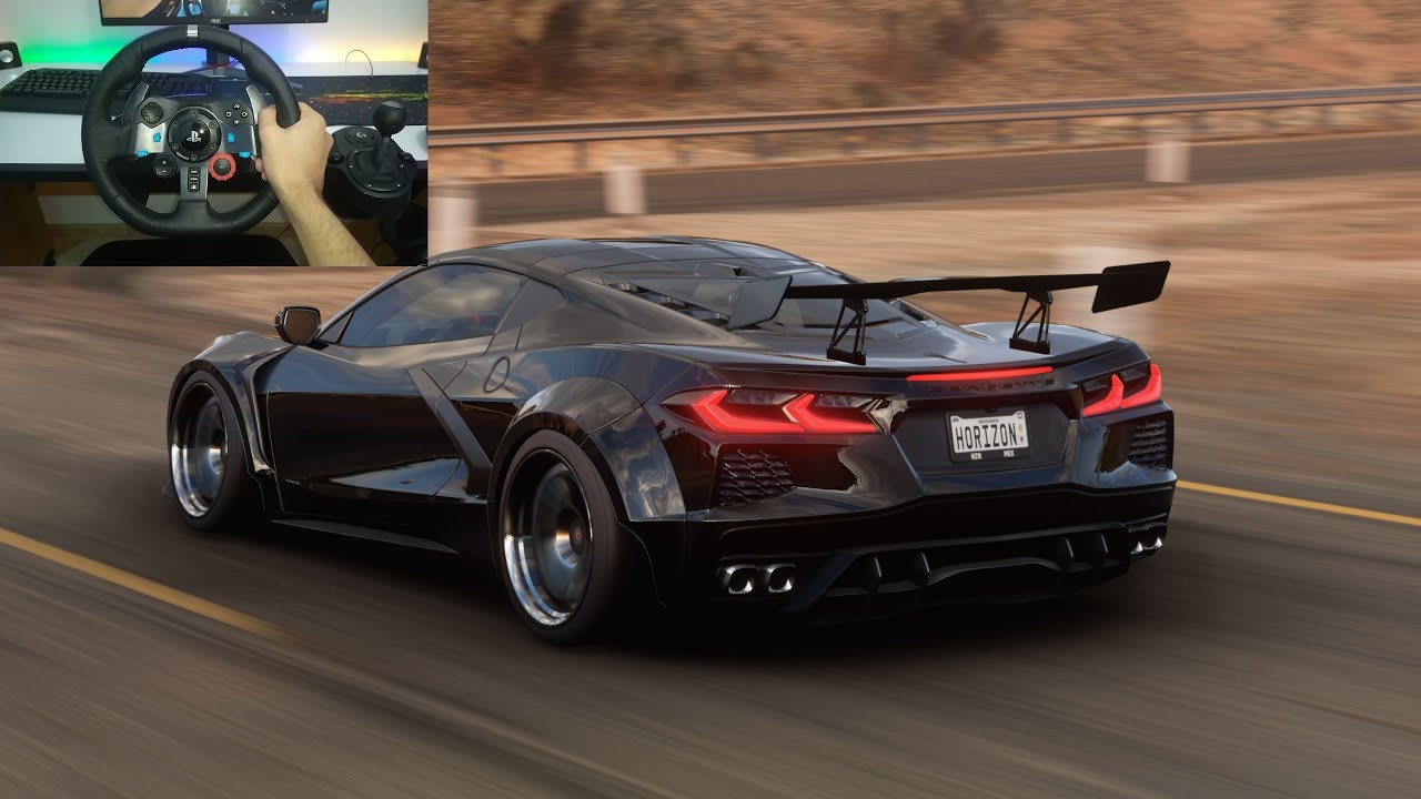 Chevrolet Corvette C8 | Forza Horizon 5 | logitech g29 - Gameplay - YouTube